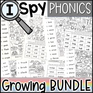 "I Spy" Phonics Worksheets that Students AND Teachers LOVE - The OG SLP